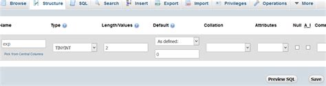 Mysql How To Set Visible Length For Type Tinyintsmallint While Alter