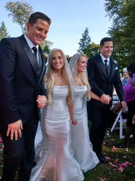Identical Twin Sisters Marry Identical Twin Brothers In A Joint Wedding Ceremony Where In Bacolod