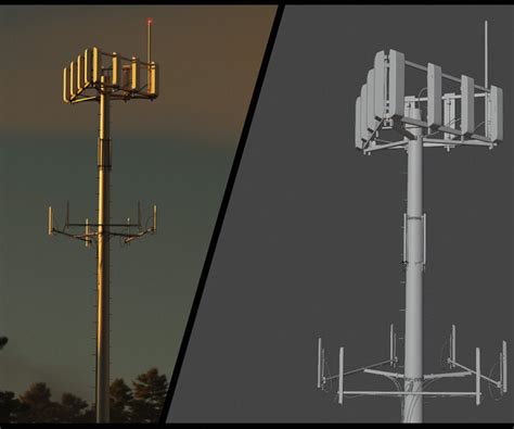 Artstation Cell Tower 3d Model Resources