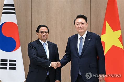 尹대통령 베트남 총리 접견에너지·핵심광물·방산 협력 논의 나무뉴스