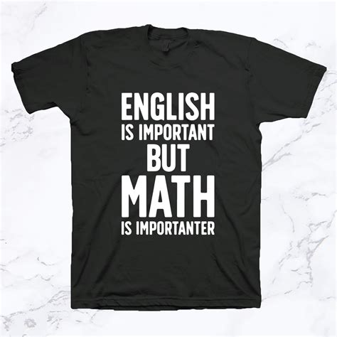 English Vs Maths Replique Tees