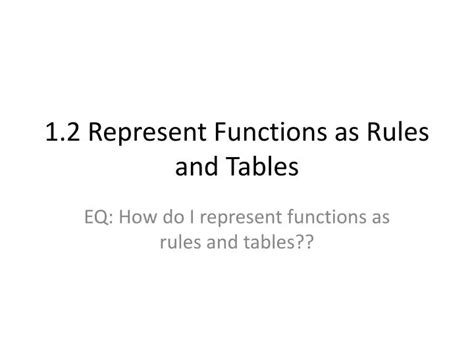 PPT Understanding Functions Rules And Tables Explained PowerPoint Presentation ID 2630864