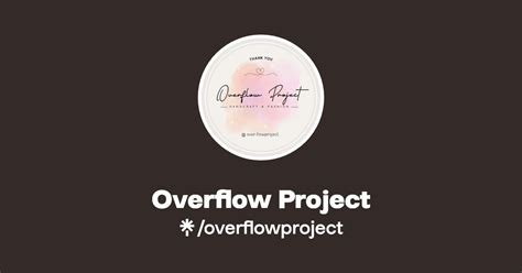Overflow Project Instagram Linktree