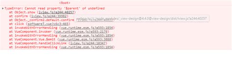 更新之后 使用 this Modal confirm 报错 Issue view design ViewUI GitHub