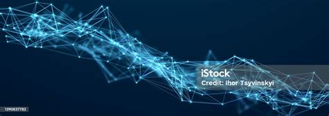 점과 선이 있는 다각형 배경 네트워크 연결 구조입니다 과학 기술 3d 0명에 대한 스톡 사진 및 기타 이미지 0명 가리키기 과학 Istock