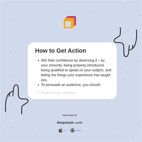 How To Get Action Deepstash