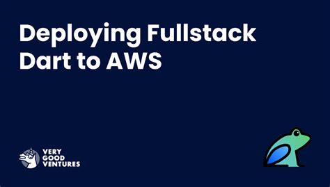 Deploying Fullstack Dart To AWS Part I