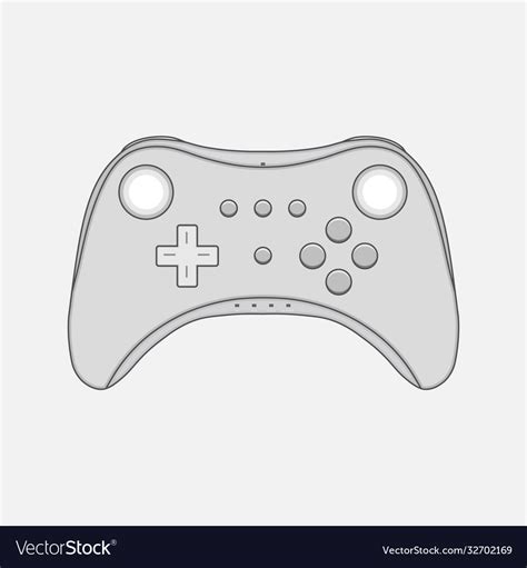 Video Game Controller Royalty Free Vector Image
