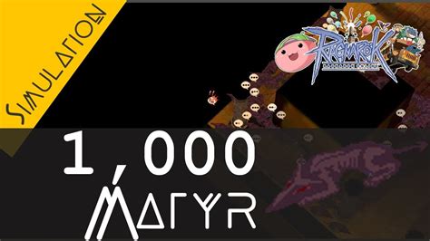 Ragnarok Online Simulation 1000 Matyr Farming Zeny Youtube