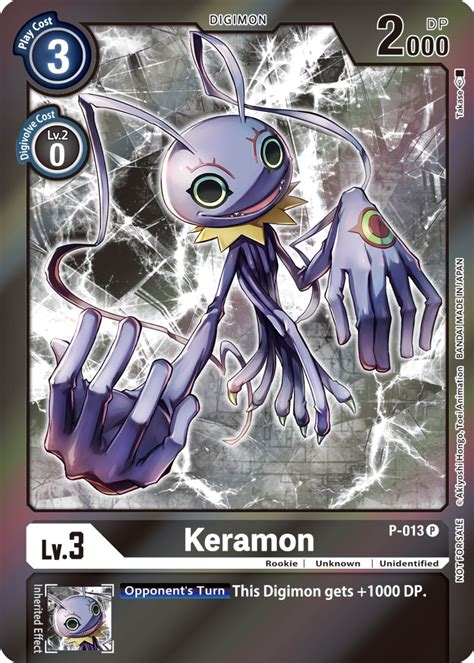 Keramon P 013 Event Pack 3 Digimon Promotion Cards Digimon Card Game