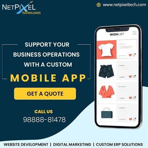 netpixel technologies we offer high end customized app development