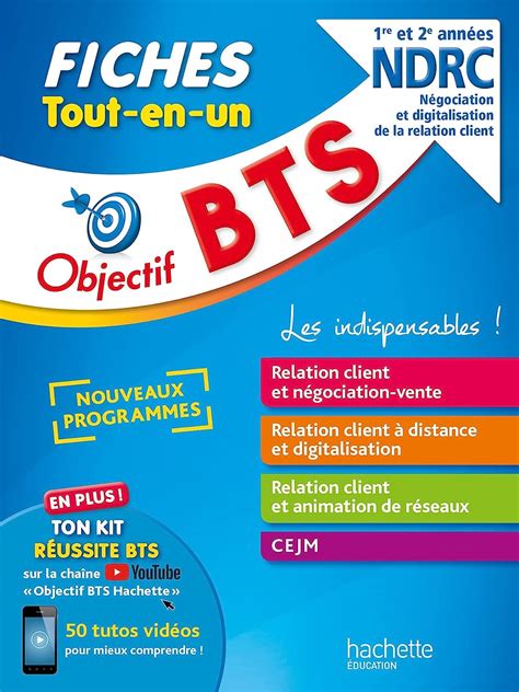 Amazon fr Objectif BTS NDRC Fiches Tout en un Kéradec Hervé