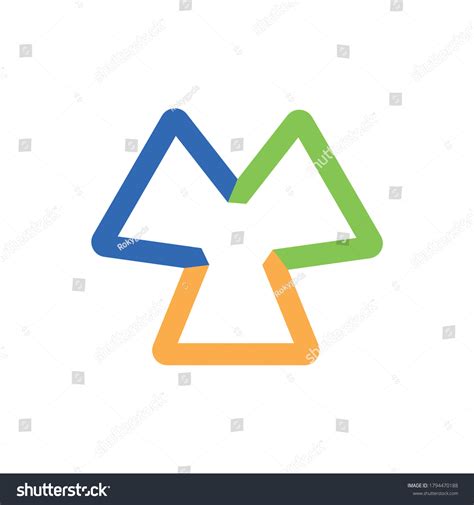 Technology Vector Logo Template Corporate Identity Stock Vector