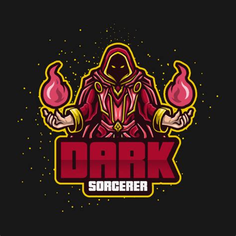Placeit Team Logo Template Featuring A Dark Sorcerer