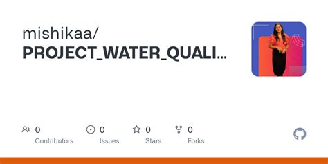 GitHub Mishikaa PROJECT WATER QUALITY ANALYSIS