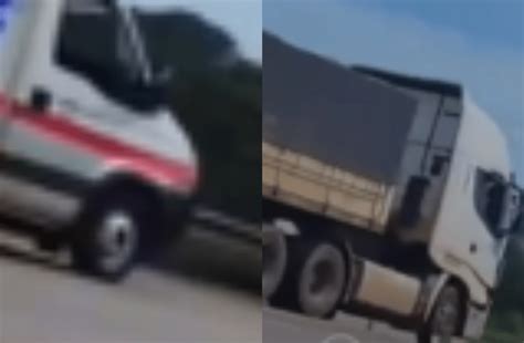 Carro De Passeio Bate Em Carreta E Caminhão Na Go 060 Em Anápolis
