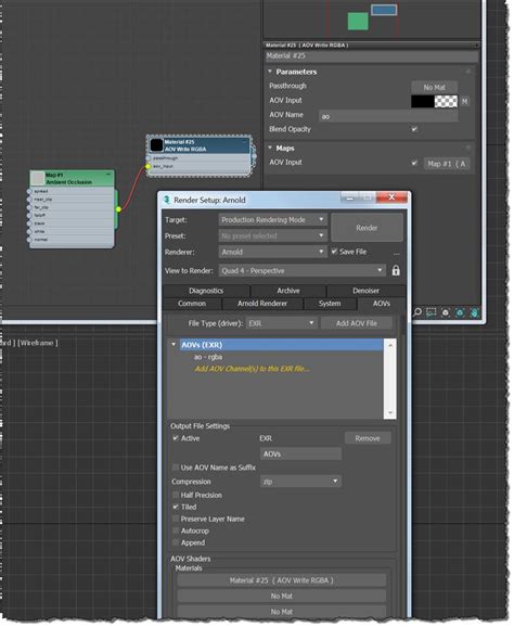 How Do I Set Up A Simple Ambient Occlusion Aov Autodesk Community