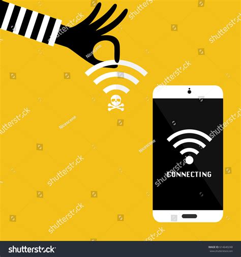 Public Wifi Risk Over Royalty Free Licensable Stock Vectors Vector Art Shutterstock