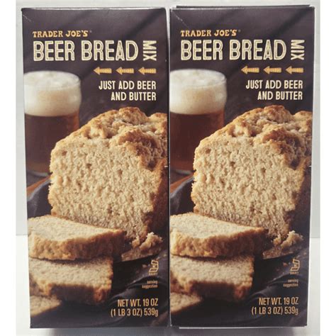 Trader Joes Beer Bread Mix 19oz 539g 2 Boxes