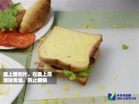 2分钟快速制作三明治 微波炉 家电新闻 中关村在线