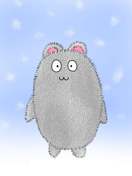 冬毛のねずみ お絵かきねずみ さんのイラスト ニコニコ静画 イラスト