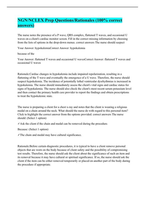 NGN Tests And Exams Questions With Correct Answers All Combined Stuvia US