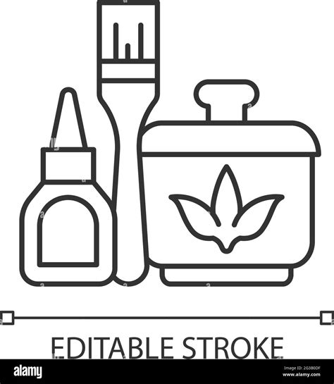 Decoupage Linear Icon Stock Vector Image And Art Alamy