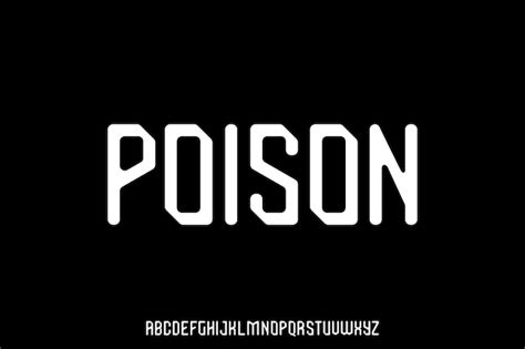 Premium Vector Unique Decorative Display Font Vector