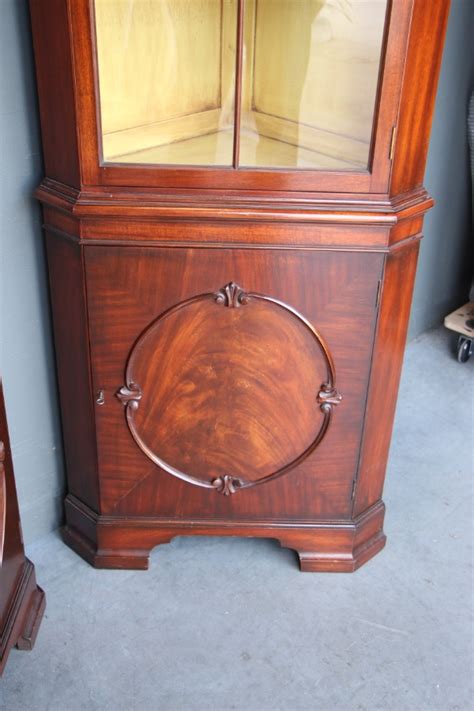 Buy Pair Georgian Display Corner Cabinets From Antiques Design Online