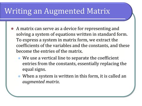 76 Solving Systems With Gaussian Elimination Ppt