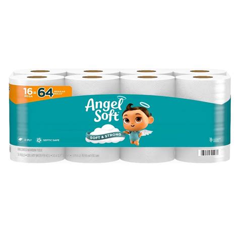 Angel Soft® Toilet Paper 16 Mega Rolls 79506 Rural King