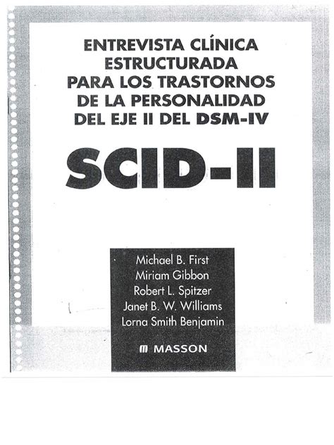Entrevista Scid Ii Pdf