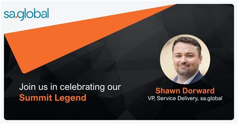 Saglobal On Linkedin Shawn Dorward Vp Of Service Delivery At Sa