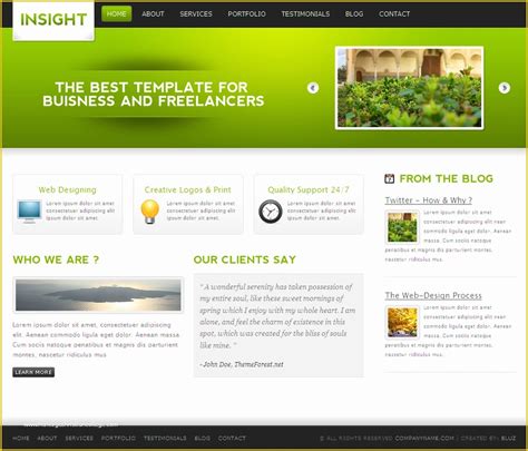 Themeforest Free Templates Of Premium Wordpress Themes Website