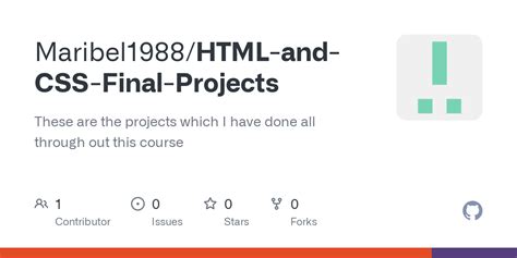 Github Maribel1988html And Css Final Projects These Are The