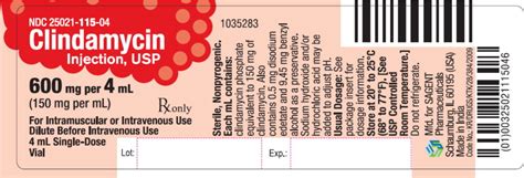 Clindamycin Injection Package Insert Prescribing Info