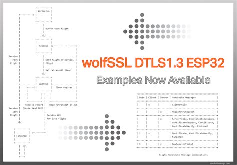 WolfSSL DTLS1 3 ESP32 Examples Now Available WolfSSL