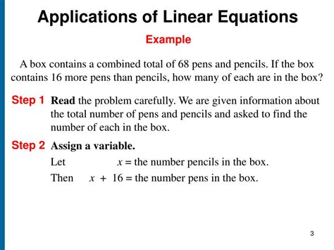 PPT Applications Of Linear Equations PowerPoint Presentation Free Download ID 5759287