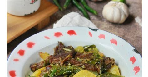 Resep Dendeng Cabe Ijo Oleh Indah Fajar Cookpad