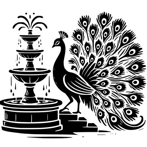 Peacock Splendor Splash Creative Meadow