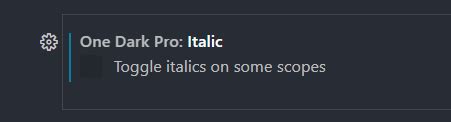 Visual Studio Code How Can I Disable Italics In Vscode Stack Overflow