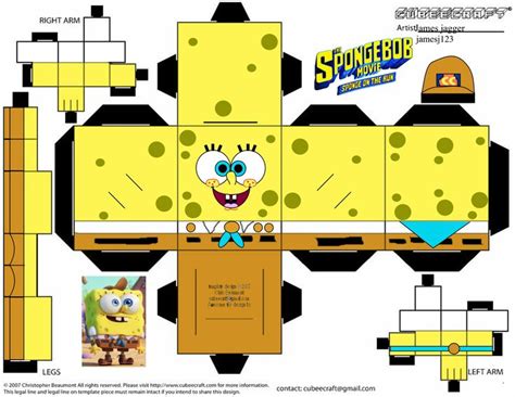 Bob Esponja Sponge Bob Cubecraft By Pinkigummie On Deviantart