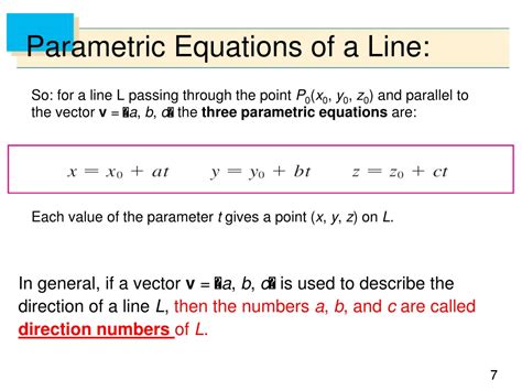 Ppt Equations Of Lines And Planes In Vectors And Geometry Powerpoint