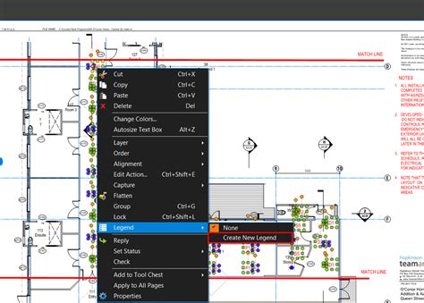 BIM Underground BlueBeam Legend