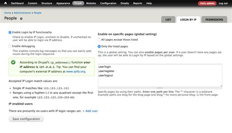 Login By IP Drupal Org