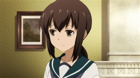 배경 화면 애니메이션 소녀들 Anime Screenshot 간타이 컬렉션 후부키 칸 콜레 포니 테일 갈색 머리의 교복 삽화 디지털 아트 1920x1080