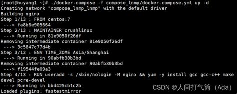 Docker Compose编排与部署（lnmp实例）docker Compose文件编写 Csdn博客