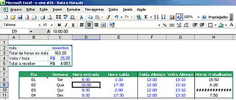 Manipulando Data E Hora No Excel