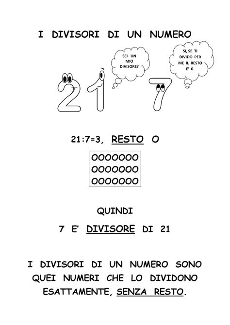 I Divisori Di Un Numero Blog Di Maestra Mile