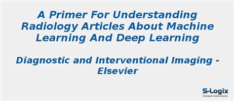 a primer for understanding radiology articles s logix